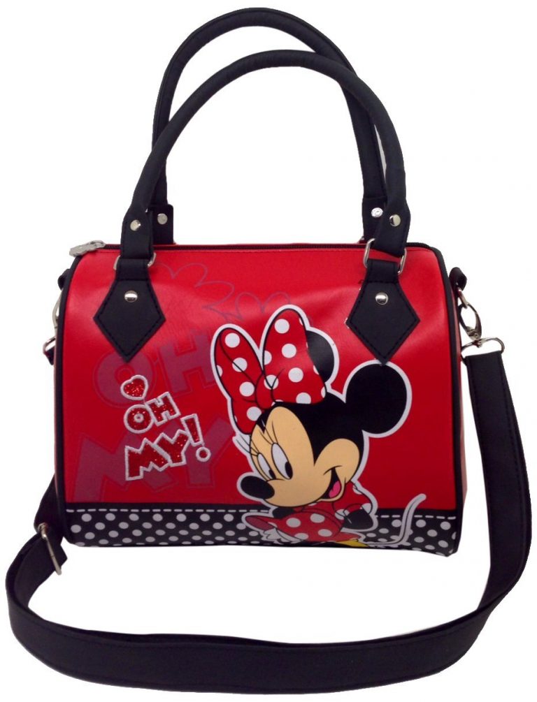 Minnie Mouse Star-Brands Small Bowling Bag, 24 cm in Pink / Red – Getretro