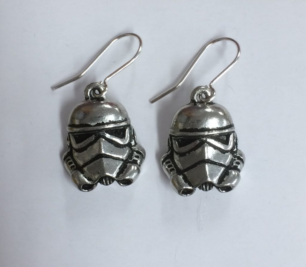 Star Wars Stormtrooper Pewter Earrings – Getretro