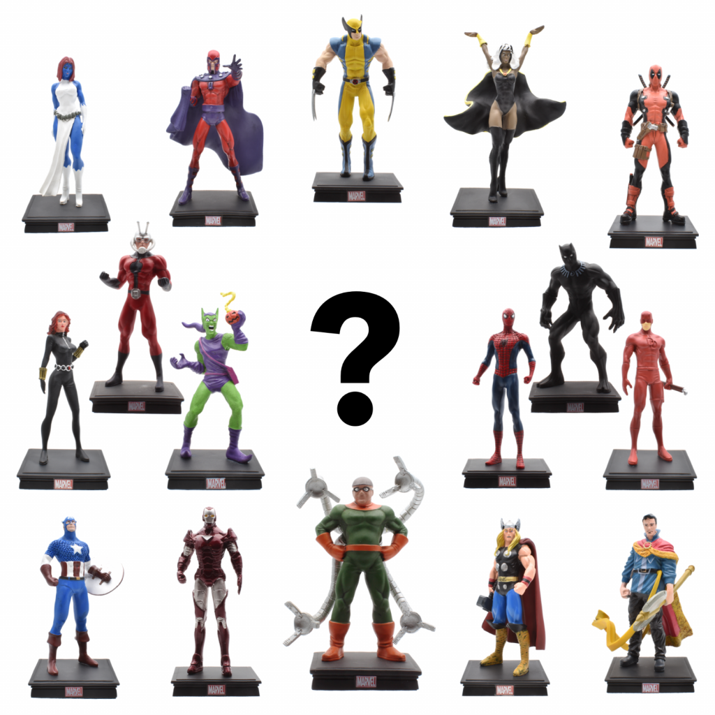 36 x PANINI MARVEL FIGURINES – Getretro