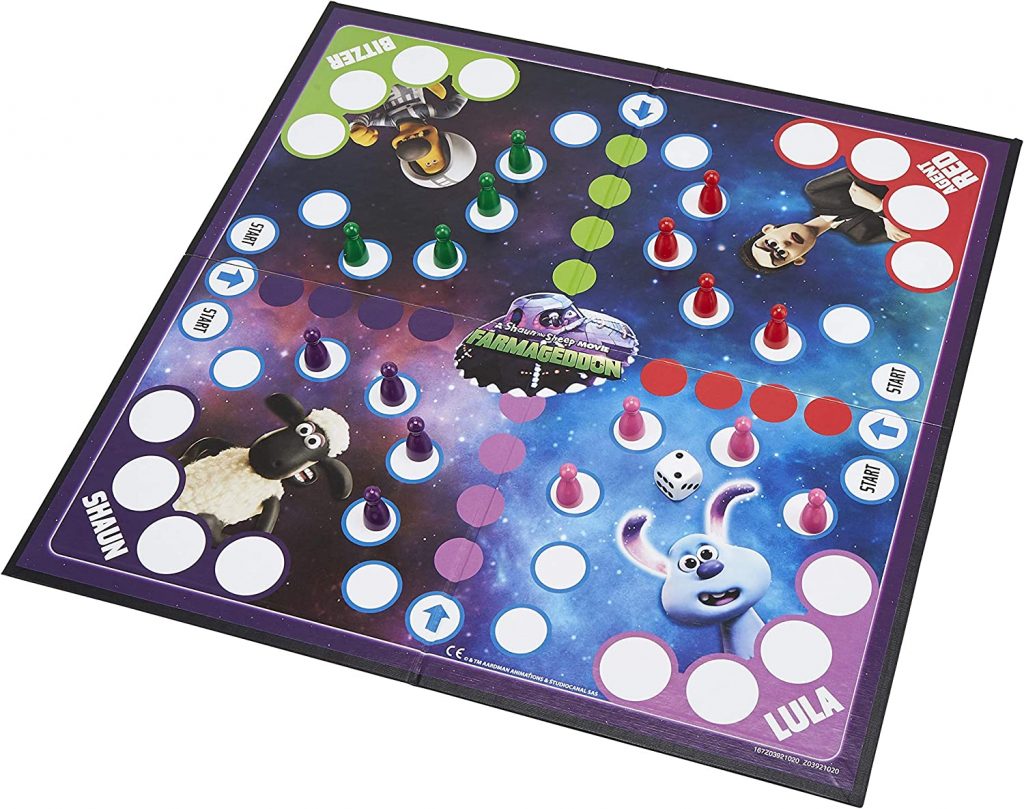 A Shaun the sheep movie “Farmageddon” Ludo Fun. – Getretro