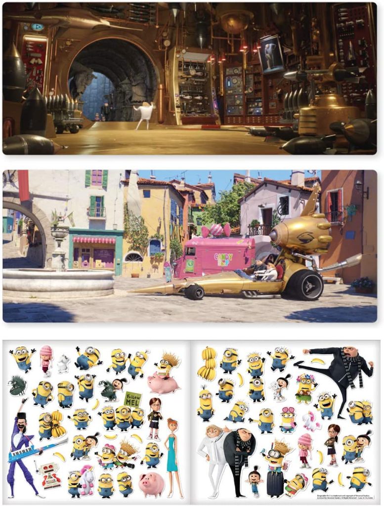 Universal Despicable Me 3 – Minions Sticker Scenes – Getretro