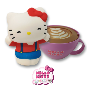 Hello Kitty Cappuccino – Squishy Magic Cup – CDU – Getretro