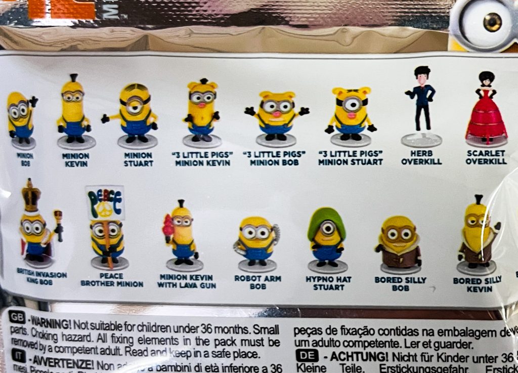 Despicable Me Minions Surprise mystery bags – Getretro
