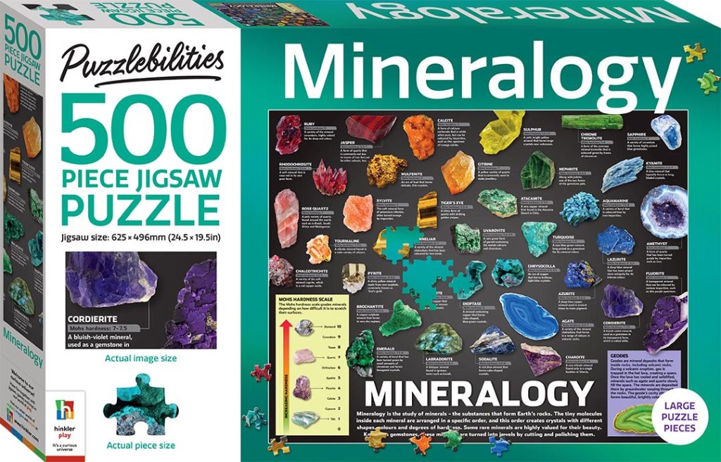 Mineralogy Jigsaw – Getretro