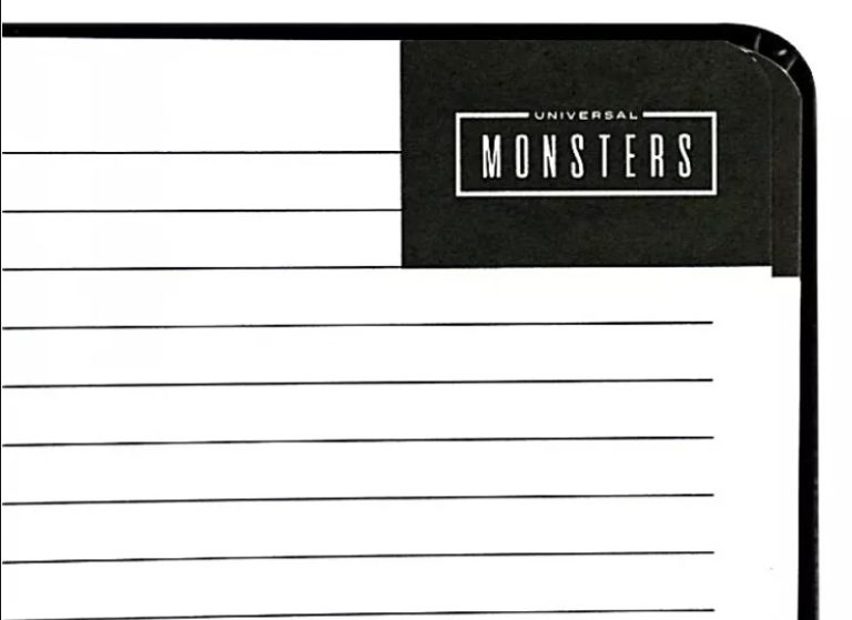 Universal Monsters A5 Notebook – Getretro