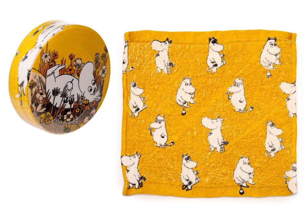 Moomin compressed Travel Towel CDU – Getretro