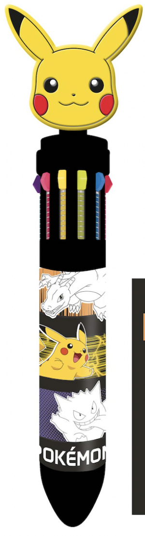 Pikachu 10 in 1 Multi-Coloured Pen – Getretro