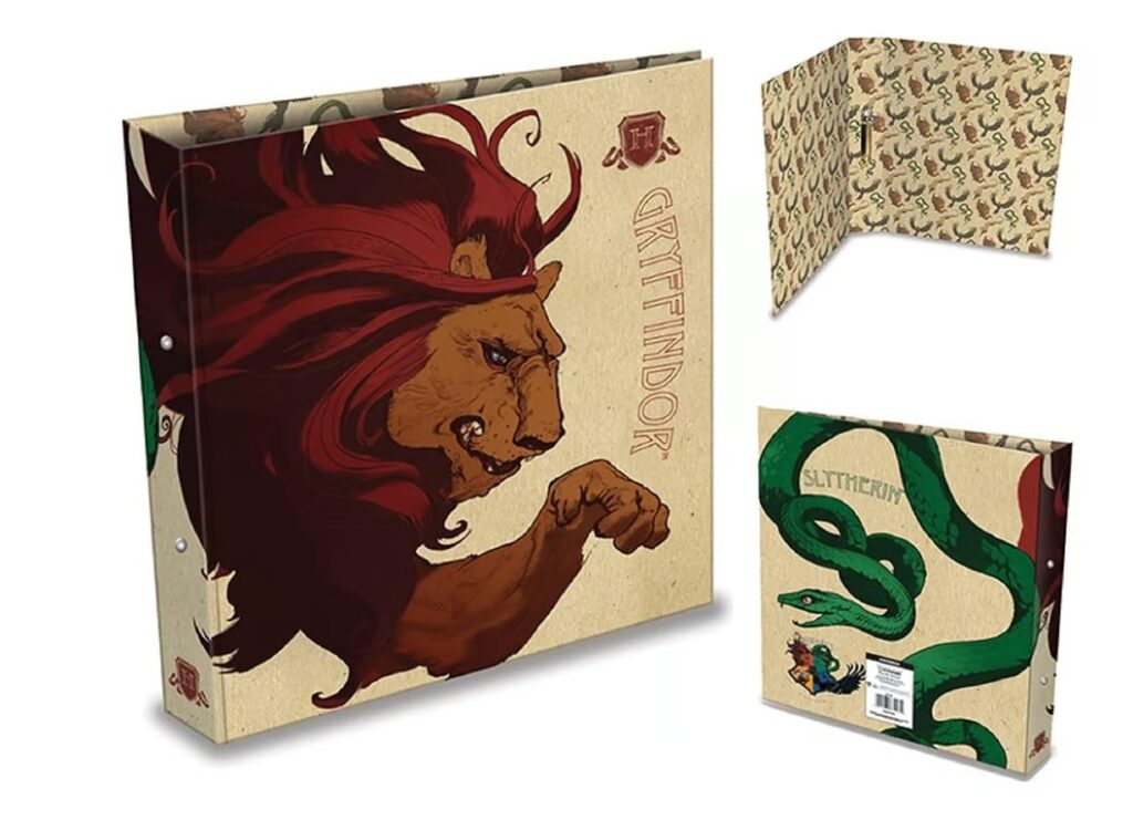 Harry Potter Gryffindor And Slytherin Ring Binder Set – Getretro