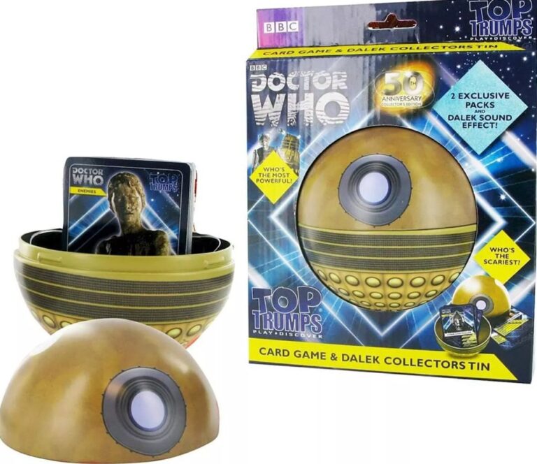 Doctor Who Top Trumps 50th Anniversary Collectors Edition – Getretro