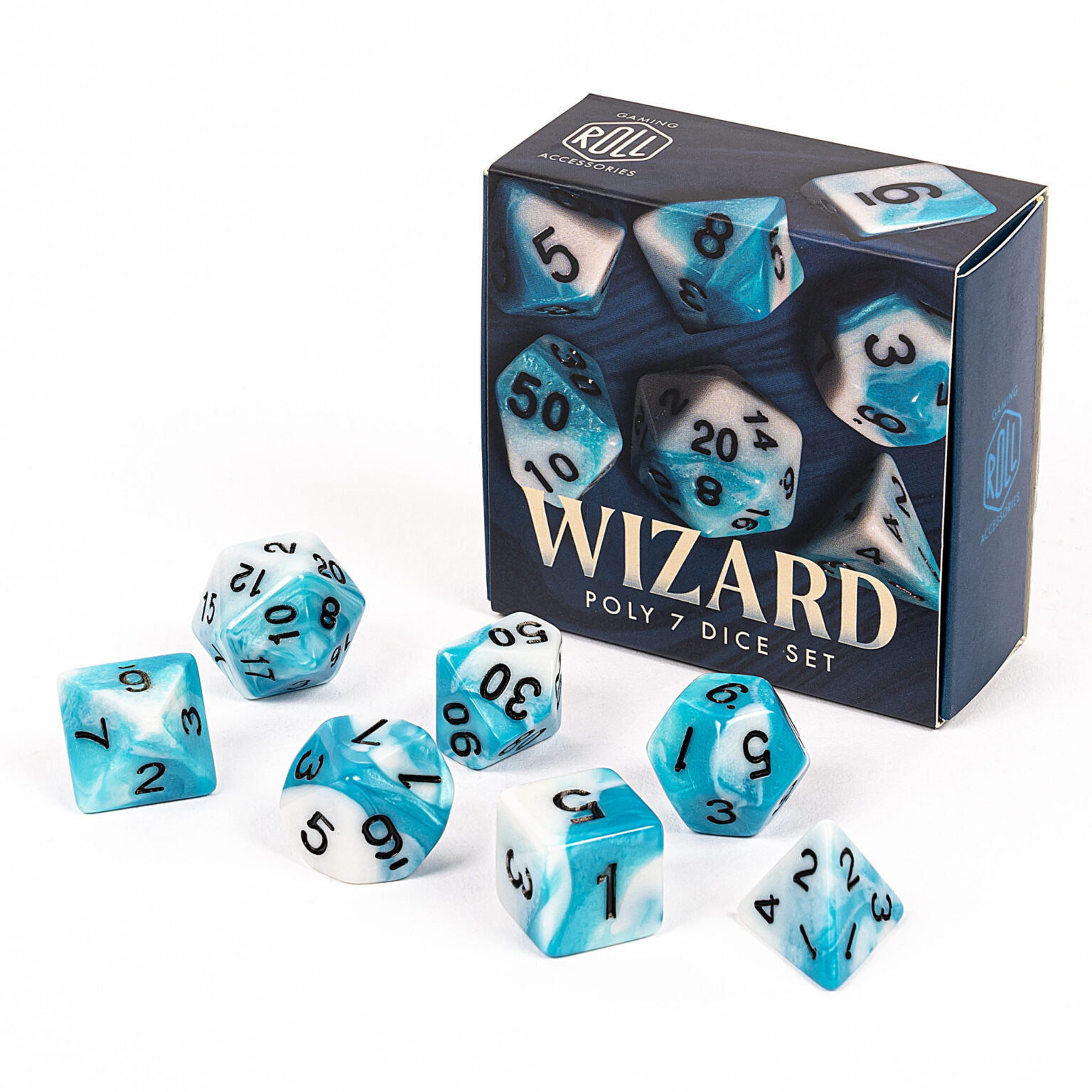 Wizard 7 Polyhedral Dice Set – Getretro